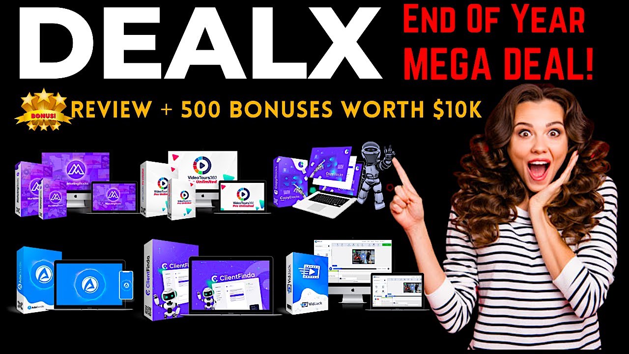 DealX Review🔥🎁$10K VIP Bonus🎁🔥Exclusive BUNDLE DEAL OF SIX Solution ...