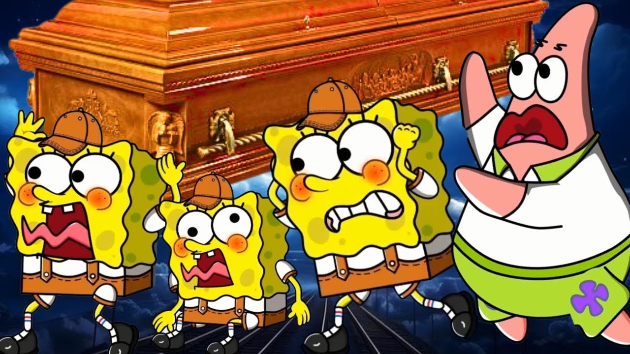 Patrick and SpongeBob Coffin Dance Song Cover Reaction - YouTube