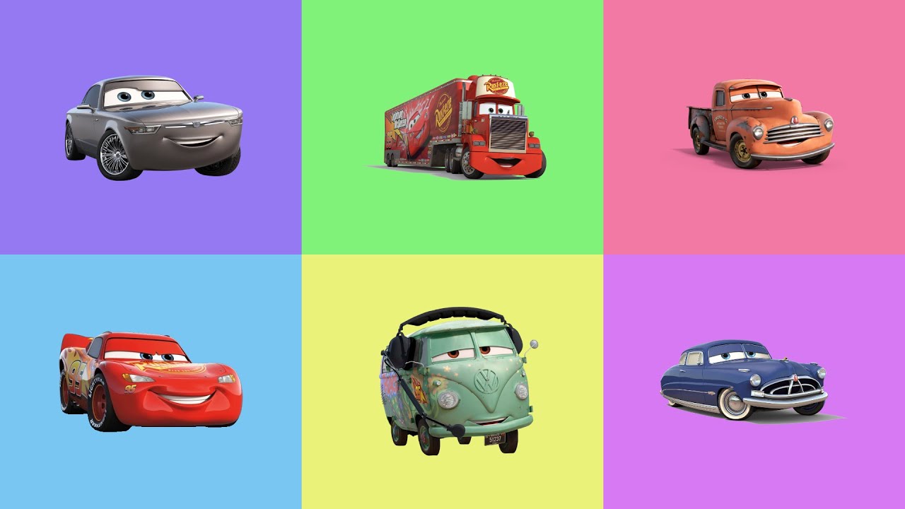 Let's Play With Lightning McQueen! Sterling, Mack, Smokey, Lightning ...