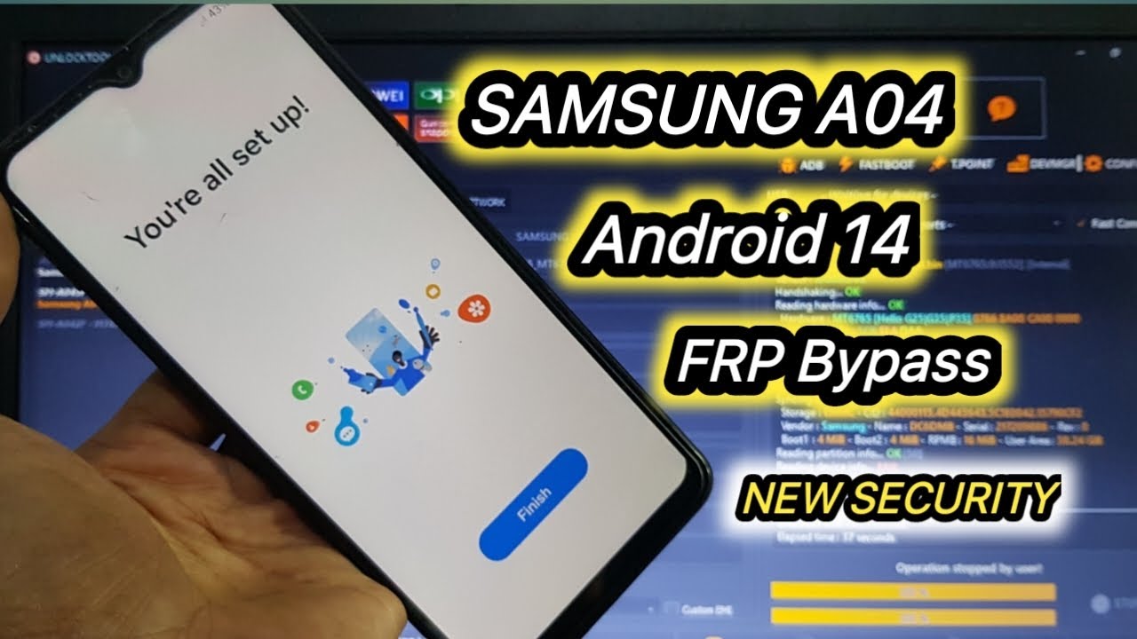 SAMSUNG Galaxy A04 (SM-A045F) Android 14 New Security Test point Method ...