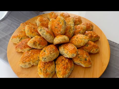 TEREYAĞSIZ MARGARİNSİZ 5 DAKİKADA HAZIR 👌 KIYIR KIYIR DEREOTLU POĞAÇA TARİFİ