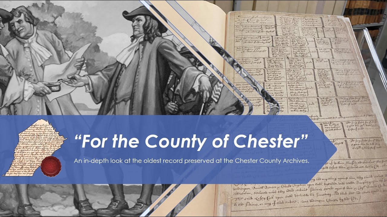 "For the County of Chester" - A Video Recording of the Live ...
