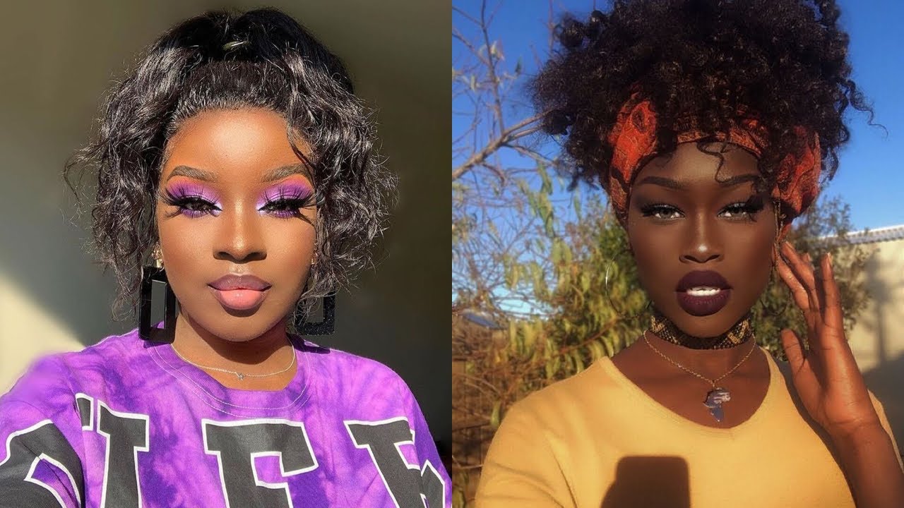 Melanin Makeup Tutorial Compilation Darkskin Makeup For Black Women