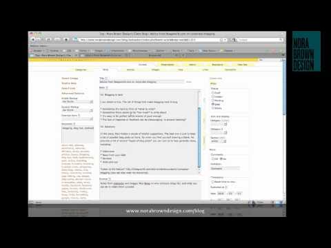 Set more article options in Textpattern - YouTube