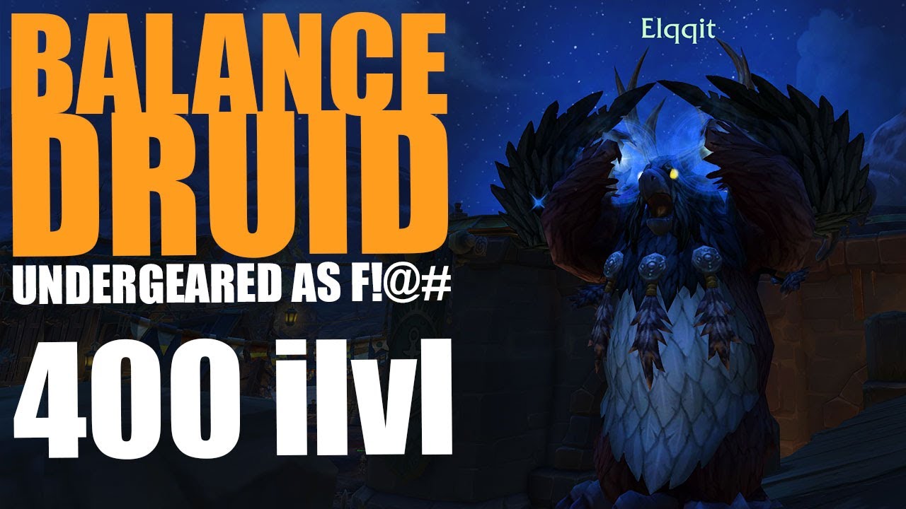 🦉UNDERGEARED FULL MOON? - DAILY BG 200 - Balance Druid PvP [8.3 BFA ...