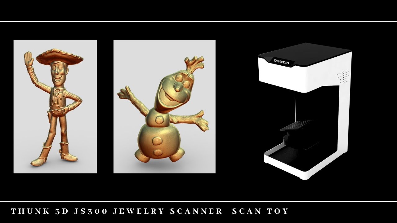 Thunk 3D JS300 jewelry scanner scan toy - YouTube
