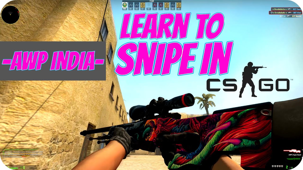 CS:GO » PERFECT Map to Learn How to Snipe (AWP India) Beginners ...