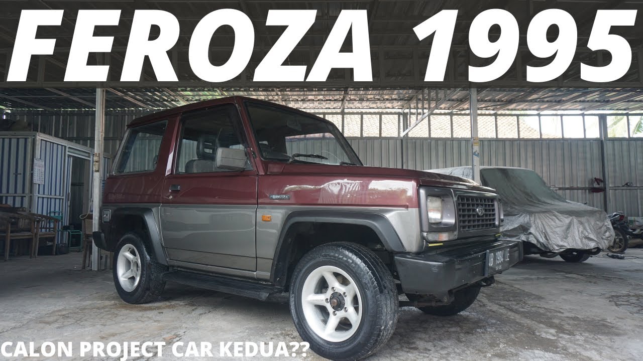 MOBIL BEKAS DAIHATSU FEROZA 1995 ORISINIL- HARGANYA MASIH MURAH!! - YouTube