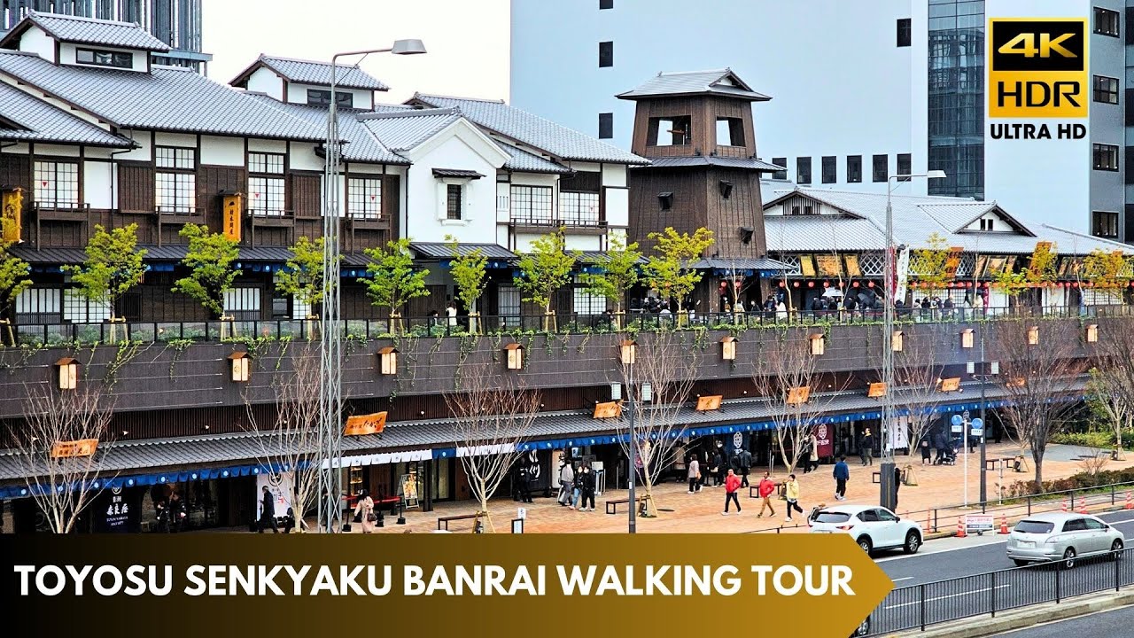NEW HISTORIC TOKYO REPLICA! Toyosu Senkyaku Banrai Walking Tour [4K60 ...