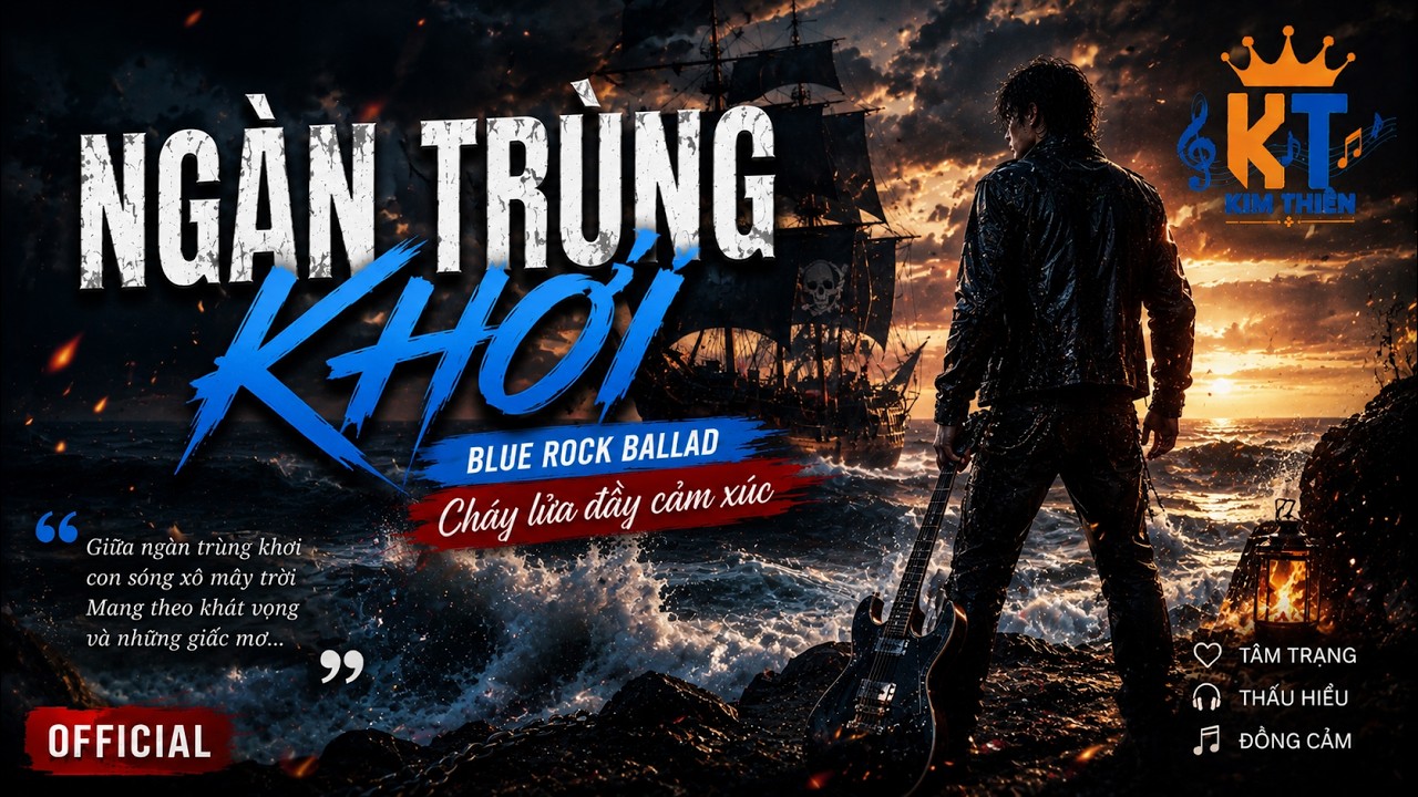 Ngàn Trùng Khơi | Blue Rock Ballad cháy lửa đầy cảm xúc | Kim Thiên ...