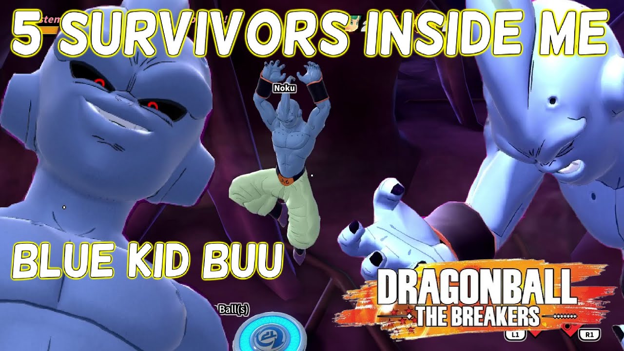 Getting 5 Survivors at once inside me | Blue Kid Buu Gameplay - Dragon ...