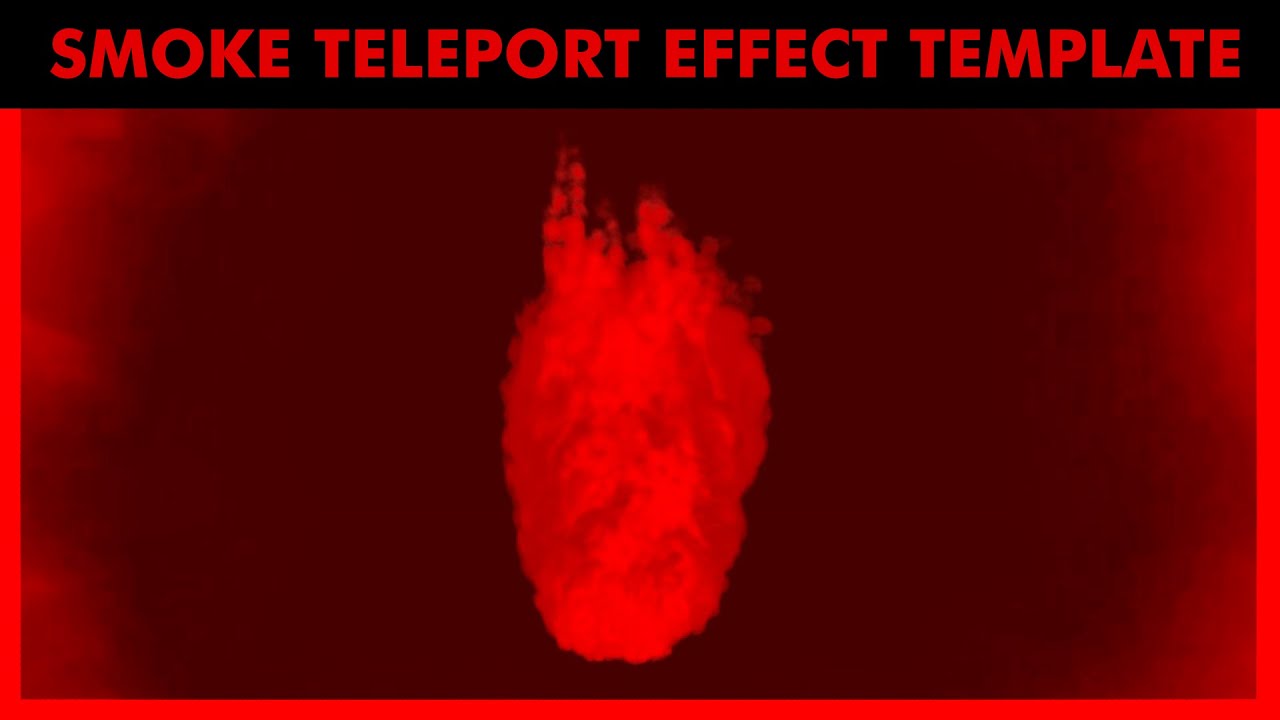 "Smoke Teleport Effect" - Black screen / Green screen / Blue screen ...