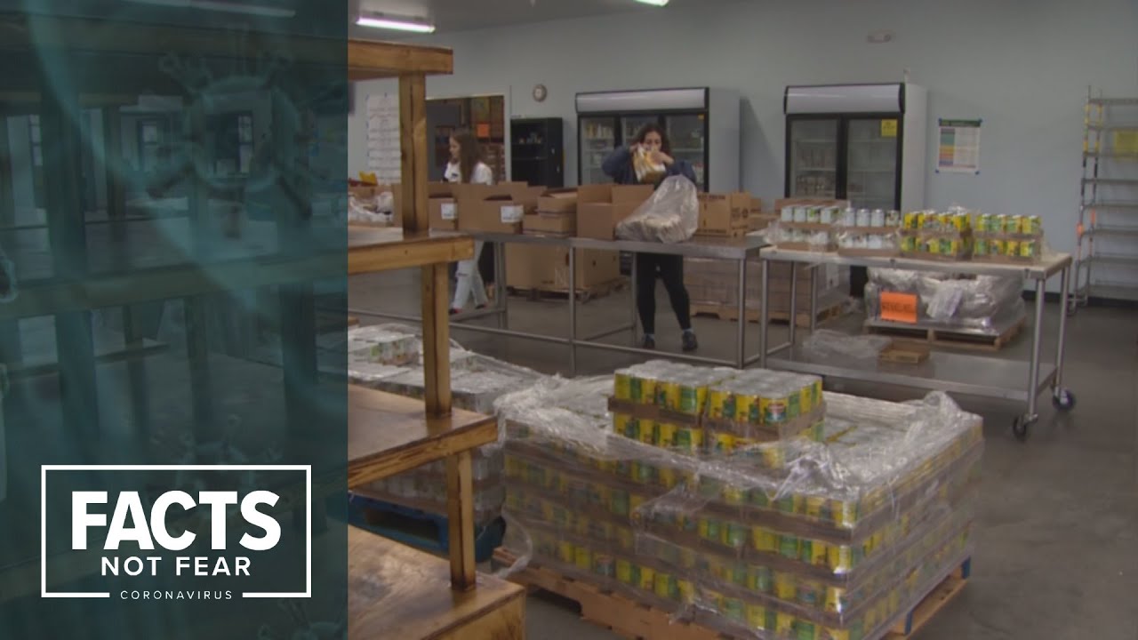 Food banks endure problems during coronavirus - YouTube
