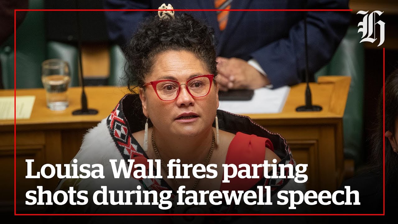 Louisa Wall gives valedictory speech | nzherald.co.nz - YouTube