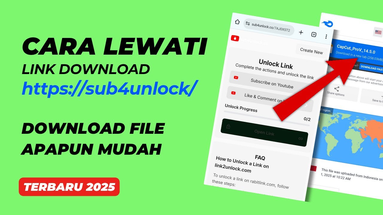 Cara Melewati Sub4unlock Terbaru Download Apapun Mudah & Cepat - YouTube