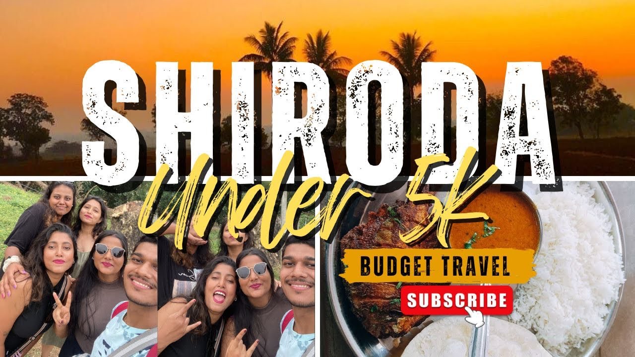 Last day in Shiroda🥹🏖️🌤️ budget travelling under 5K! #travel #travel # ...