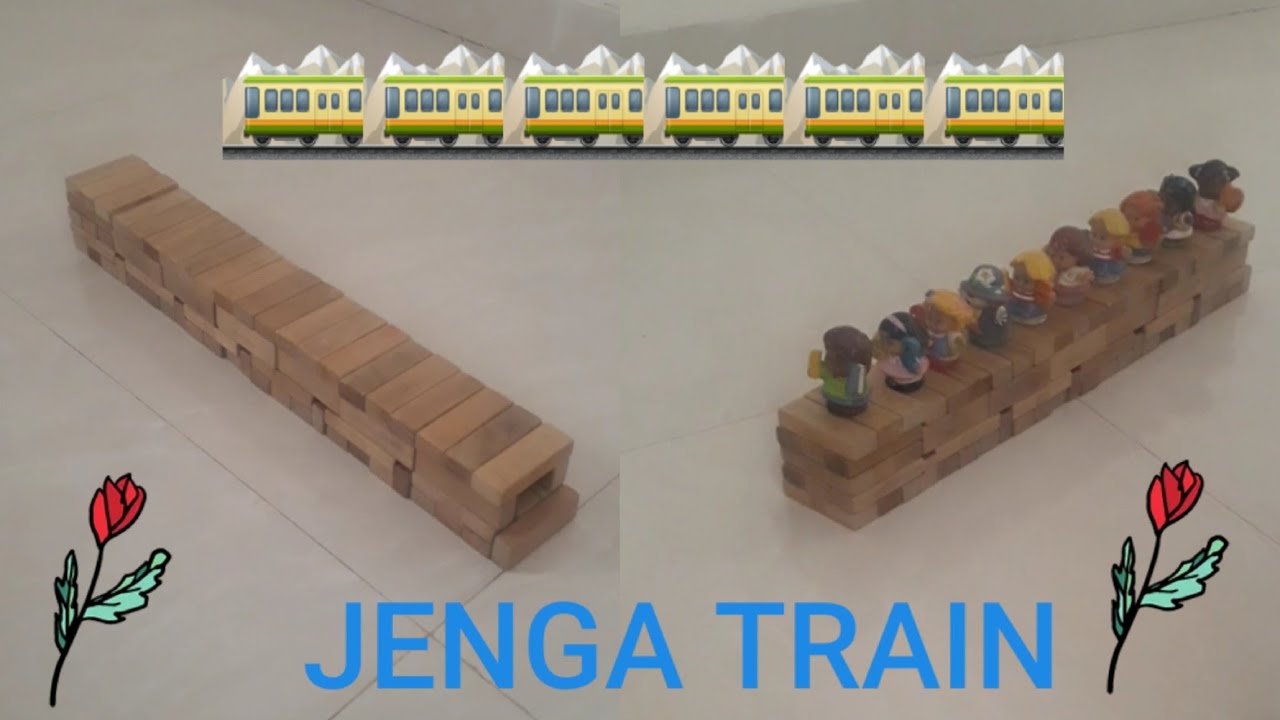 Making a Jenga Train | Train Build | The Jenga Artist - YouTube