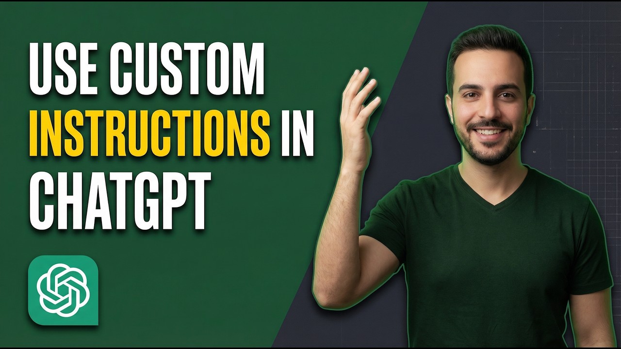 How To Use Custom Instructions In ChatGPT (2026 Easy Guide) - YouTube