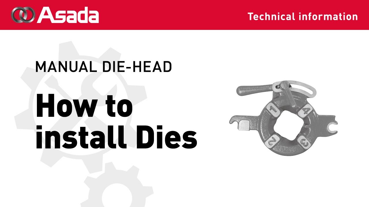 MANUDAL DIE HEAD How to install Dies - YouTube
