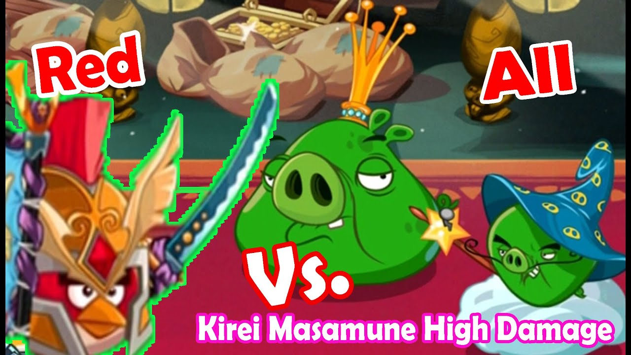 Angry Birds Epic: (Kirei Masamune + Elite Paladin Helm) Red Vs. All 10 ...