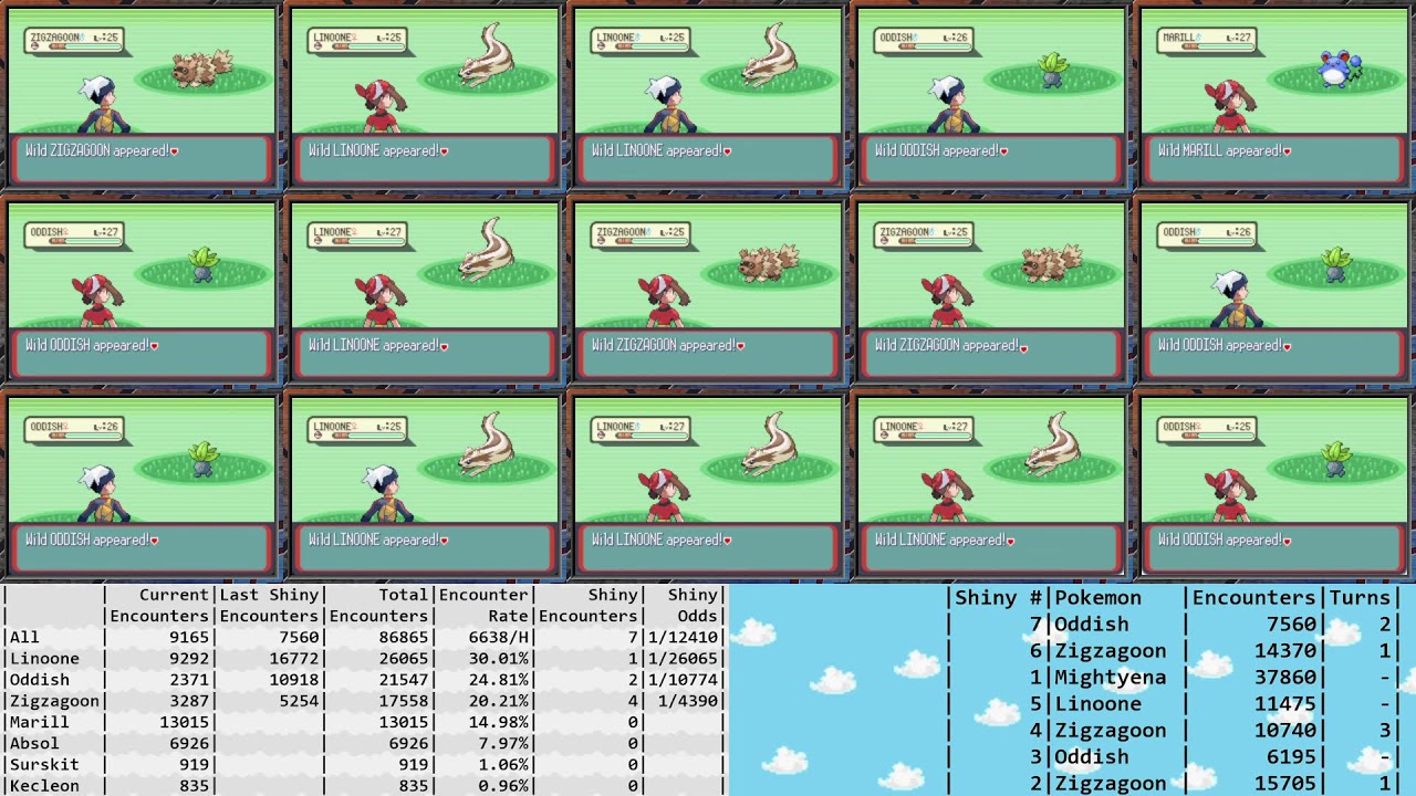 Shiny Hunting Absol (8% encounter rate) #4 - Pokémon Ruby & Sapphire ...