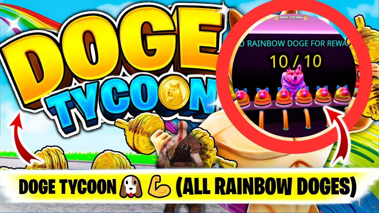 DOGE TYCOON Fortnite (All 10 Rainbow Doges) | DOGE TYCOON Fortnite ...
