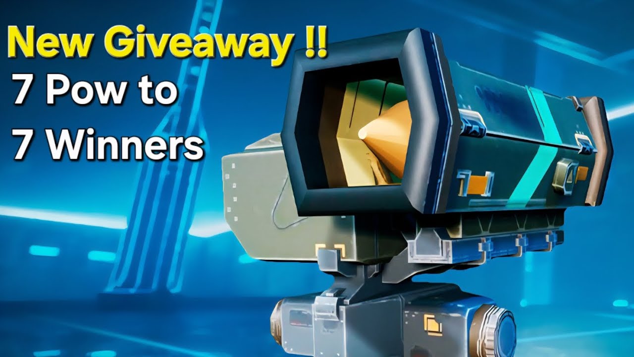 New Giveaway 7 Pow New robot light wepons in War Robots - YouTube