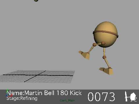 Animation Mentor Class 2 - Ball Kick WIP - YouTube
