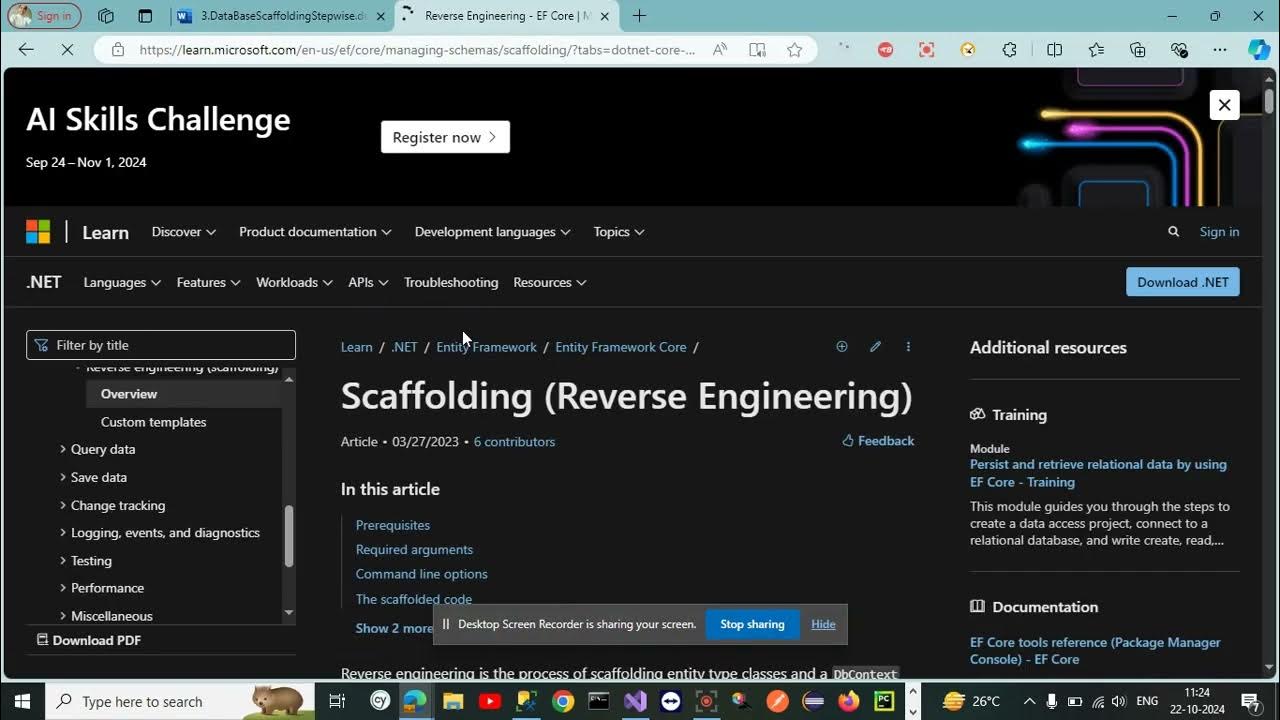 1.5 Database Scaffolding (Reverse Engineering) EF Core - YouTube