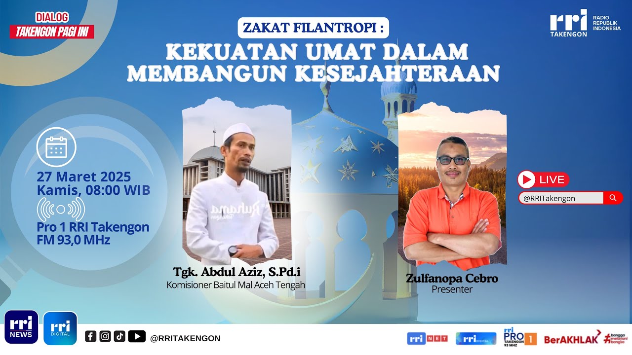 TAKENGON PAGI INI RRI TAKENGON || KAMIS 27 MARET 2025 - YouTube