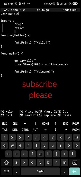 Fix syntax error: non-declaration statement outside function body in Golang - YouTube