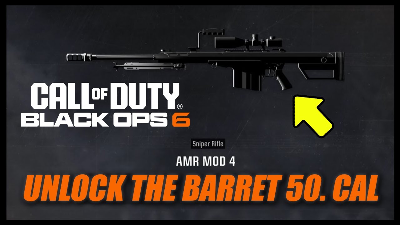 How to Unlock the New AMR Mod 4 Sniper Rifle in Black Ops 6 🎯 - YouTube