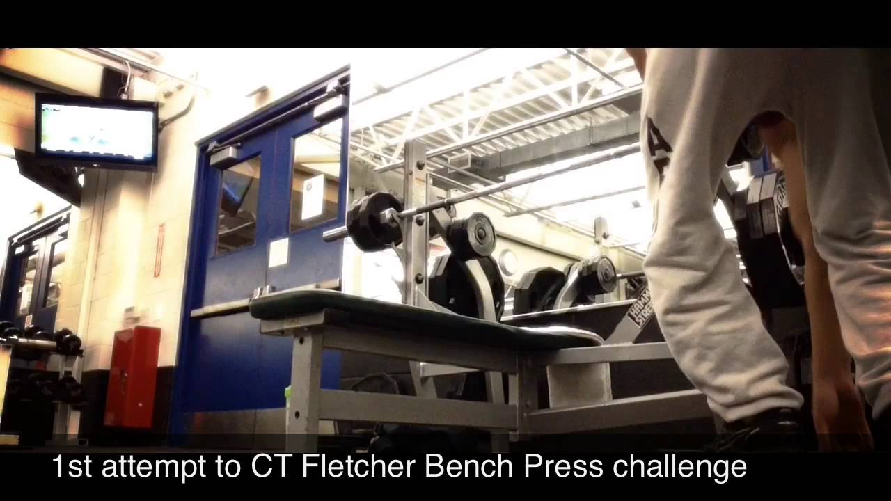CT Fletcher's Bench Press Challenge Attempt #1 - YouTube