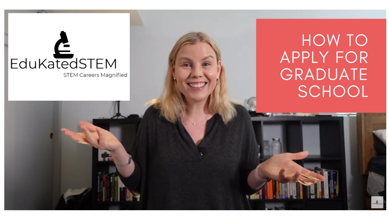 How to Apply to Graduate School - YouTube