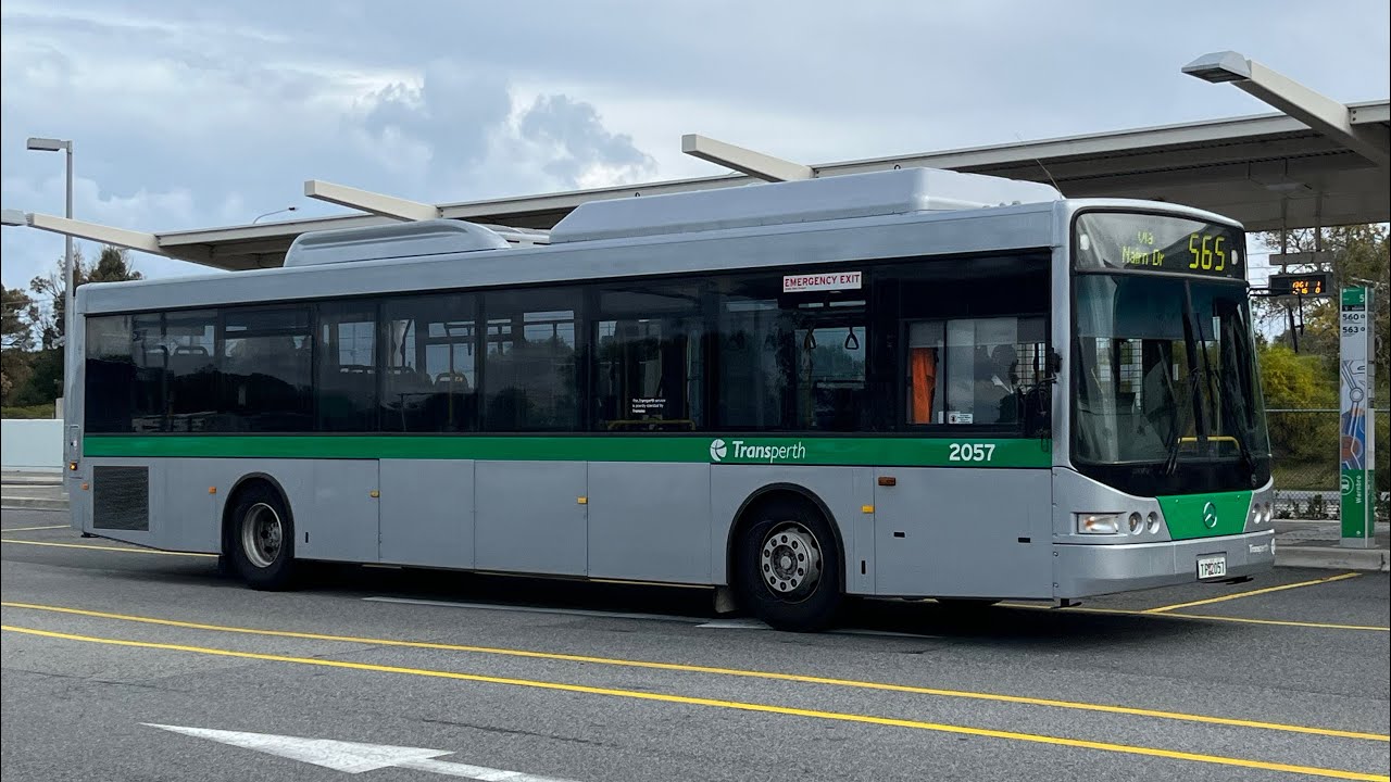 Transperth TP2057 - Mercedes OC500LE CNG - YouTube