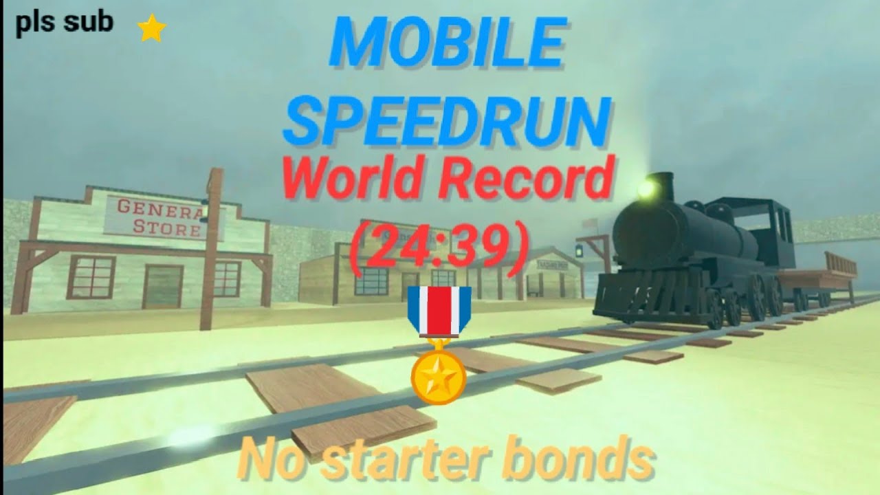 Dead rails solo speedrun mobile (WR) - YouTube