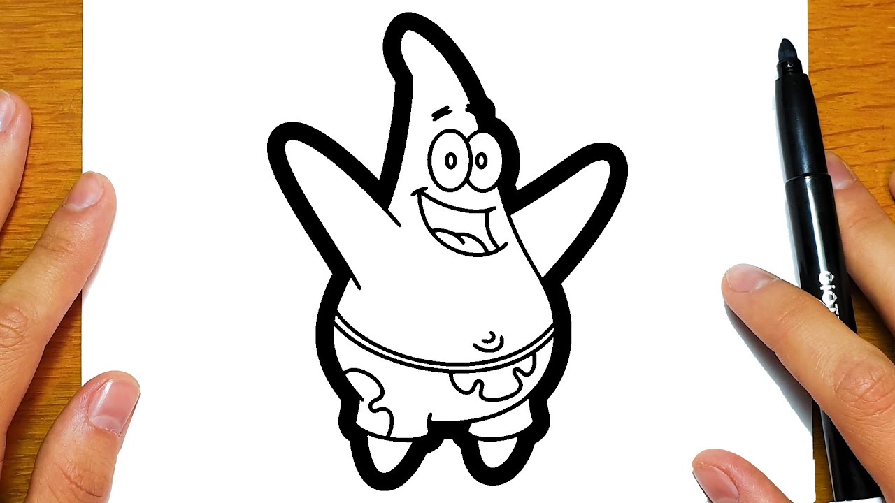COME DISEGNARE PATRICK DI SPONGEBOB | Disegni facili ed educativi - YouTube