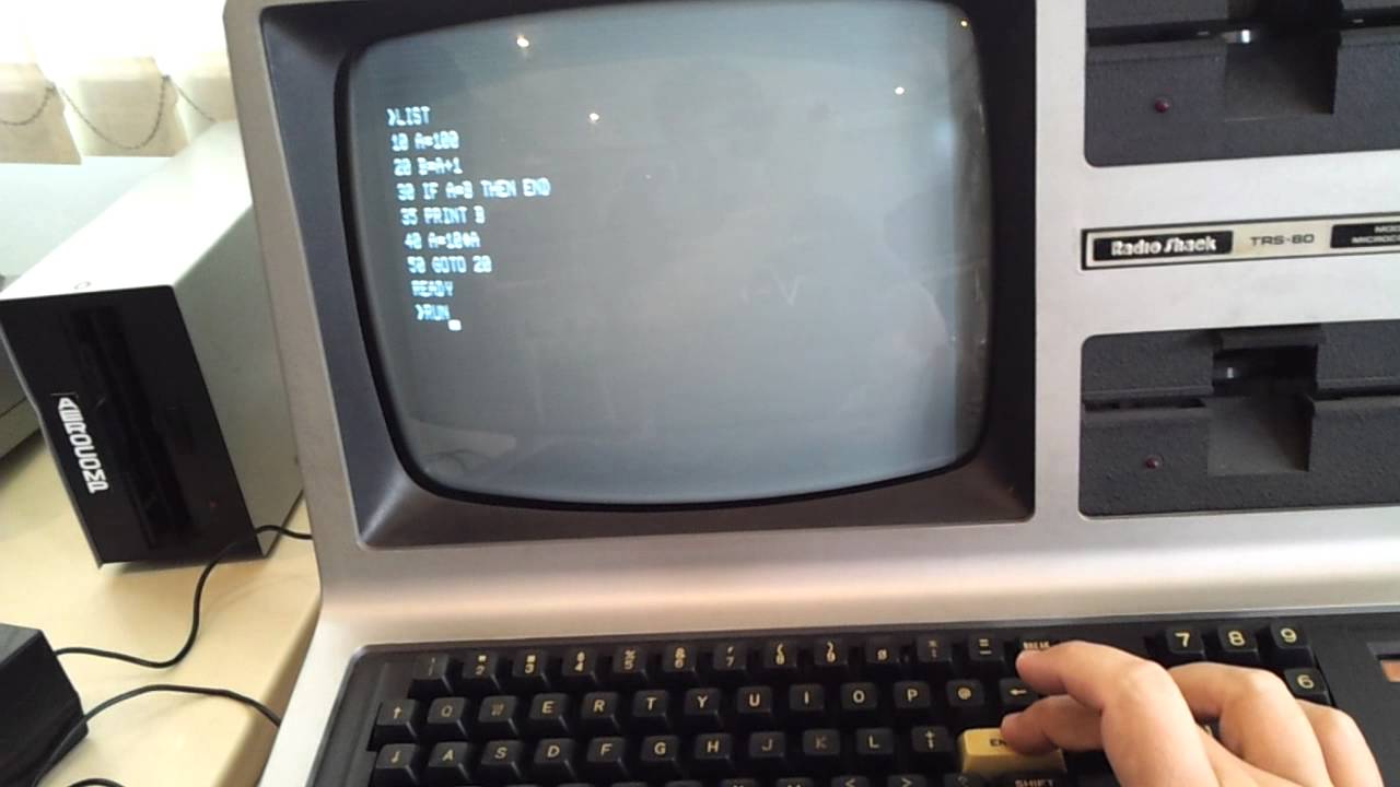 TRS-80 Model III BASIC - YouTube