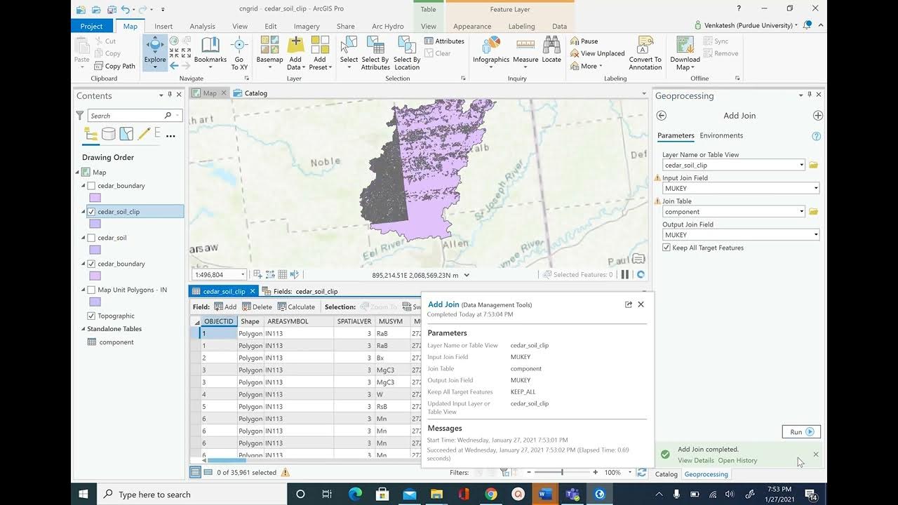 Creating Curve Number Grid (3/7) - Assigning soil hydrologic group to ...