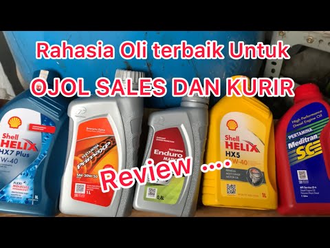 Oli terbaik untuk ojek online sales dan kurir | oli terbaik untuk motor MATIC dan motor manual