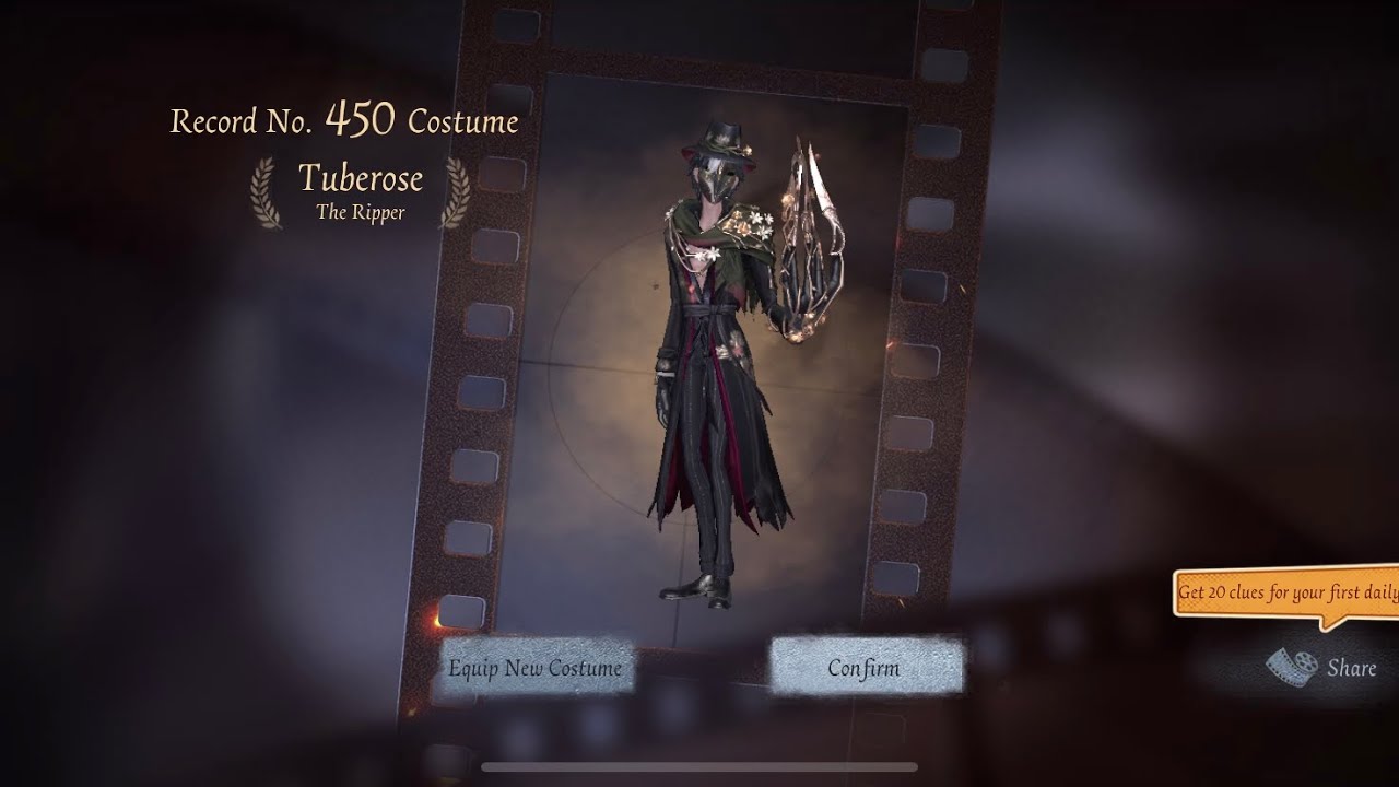 Identity V Nay tôi mới mua skin S của Jack 😋(The Ripper - Tuberose ...