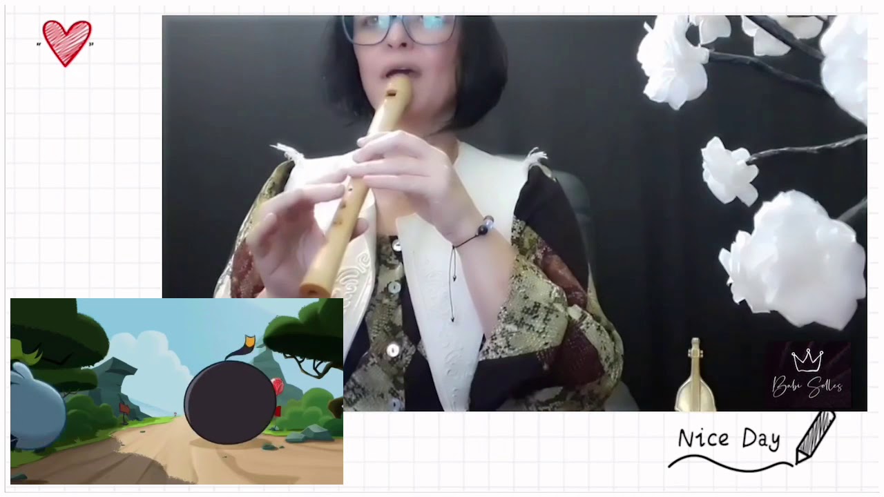 Angry Birds Theme - song on recorder - YouTube
