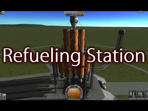 Kerbal Space Program - Refueling Station Launch - YouTube