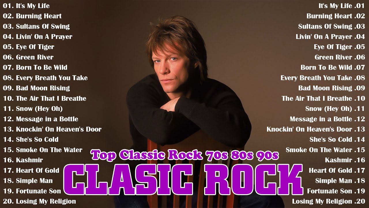 Classic Rock Collection - Top Classic Rock 70s 80s 90s - The Best ...