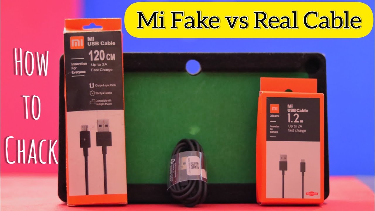 How To Chack Mi Fake Usb Cable vs Real Usb Cable Full Details in Hindi ...