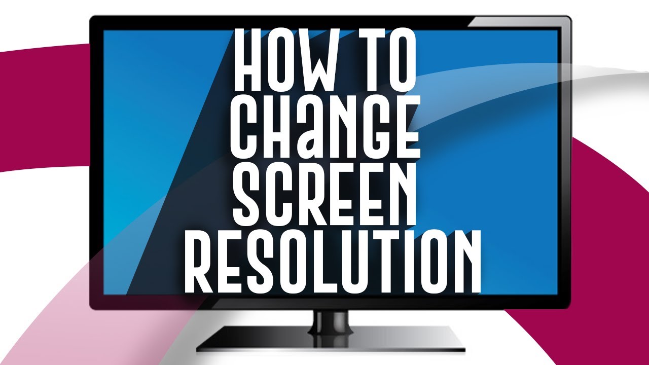 How to change screen resolution? very simple steps - YouTube
