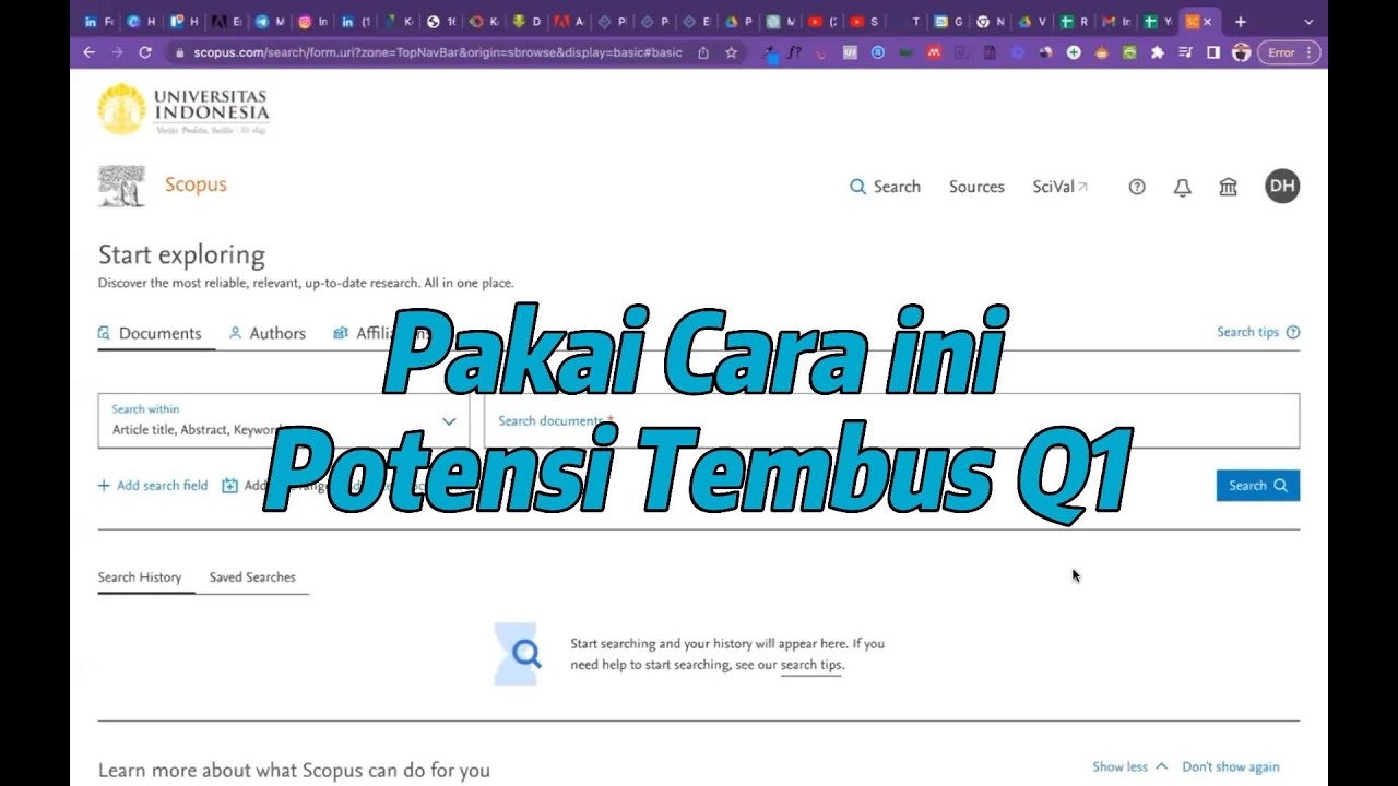 Tutorial Mengambil Referensi Terbaik dari Scopus - YouTube