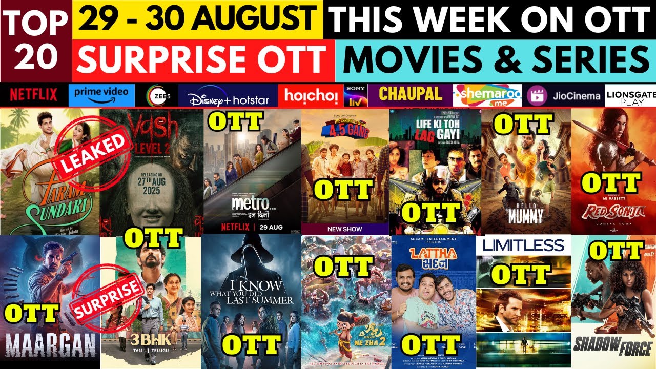 Surprise Leaked OTT Release Movies I New OTT Releases This Week ...