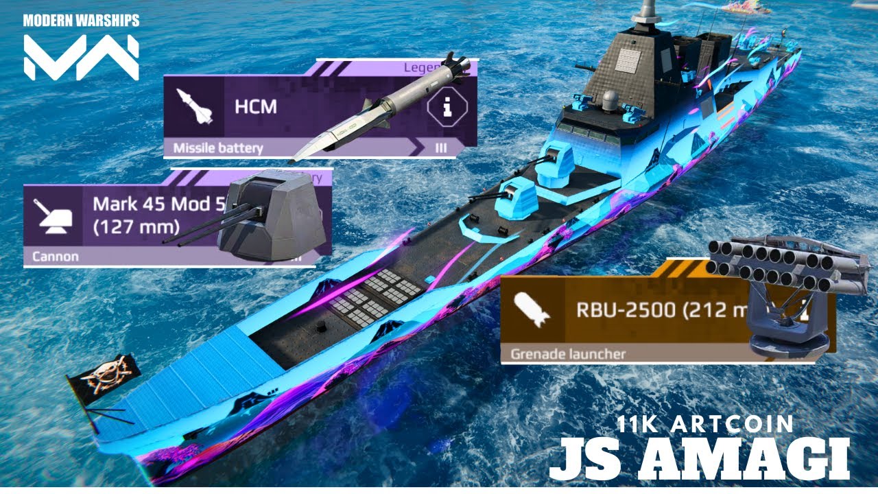 JS Amagi legendry Cruiser 11k Artcoin 😎 work for money 🔥in modern ...