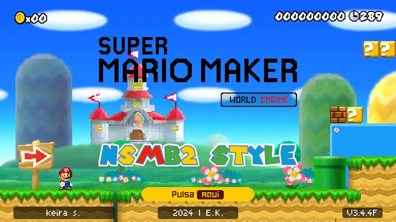 SMMWE | New Super Mario Bros 2 Mod | Textura - YouTube